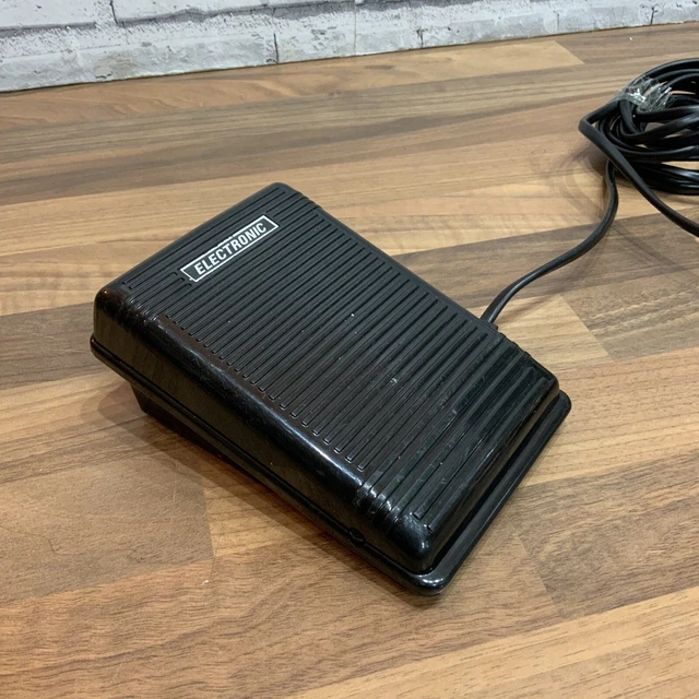 FDM KD-2902 ELECTRONIC Sewing Machine Foot Pedal Grey Genuine Tested ...