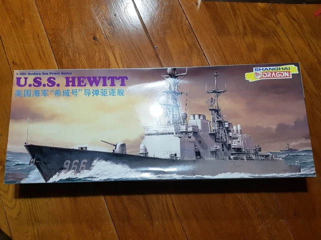 DRAGON 1/350 USS Hewitt Destroyer Spruance class n° 1009 EUR 45,00 ...