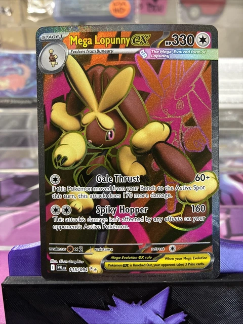 MEGA LOPUNNY EX 115/094 Me02: Phantasmal Flames Holo £3.58 - PicClick UK
