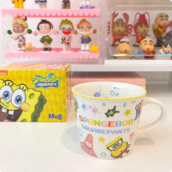 SPONGEBOB PATRICK STAR Kawaii Glass Ceramic Mug with Gift Box D EUR 37 ...