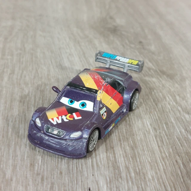 MATTEL DISNEY PIXAR Cars Max Schnell World Grand Prix Race Car Diecast ...