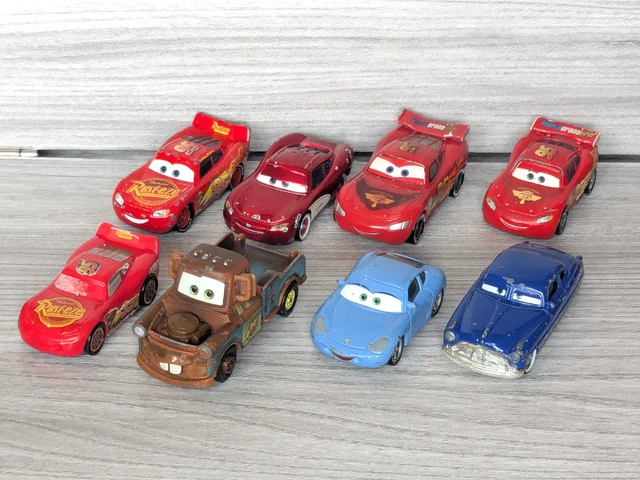 DISNEY PIXAR CARS DIECAST METAL VEHICLE BUNDLE - MATTEL LIGHTNING ...