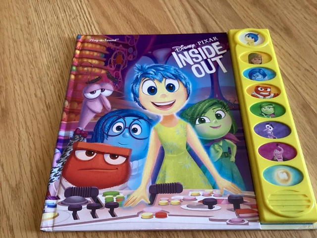 DISNEY® PIXAR INSIDE Out Play-A-Sound Book Push Buttons to Play Sound ...