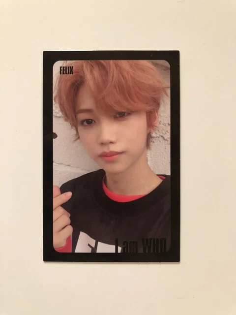 STRAY KIDS I am WHO Felix Official Photocard black border ver. EUR 37 ...