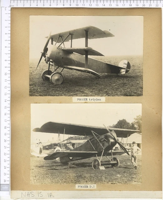 ANTIQUE PHOTOGRAPHS WWI Fokker Triplan, Fokker D.7, Latham £240.82 ...