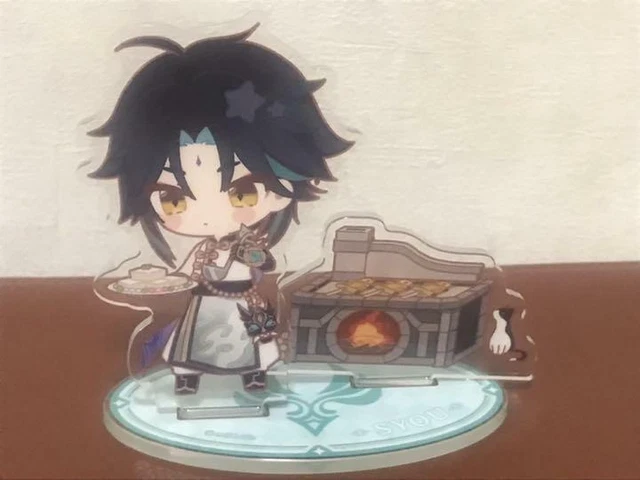 GENSHIN IMPACT X Sweets Paradise Xiao Chibi Acrylic Stand Figure Anime ...