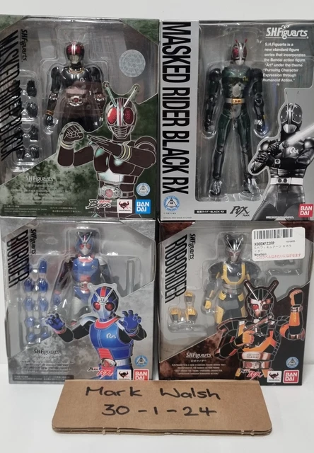 SH FIGUARTS - Kamen Rider Black RX - Full Team - Super Sentai £300.00 ...