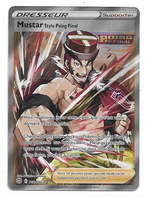 CARTE POKEMON DRESSEUR Mustar Style Poing Final Tg28/Tg30 Epee Et Bouclier Stars EUR 2,00 ...