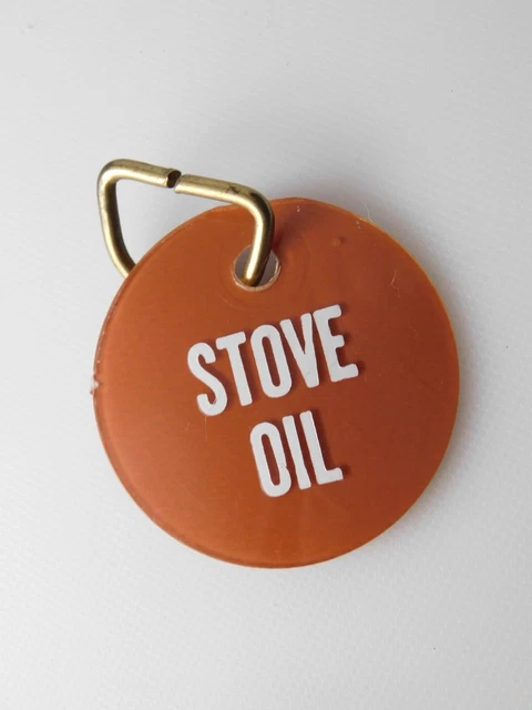 STOVE OIL TAG Vintage Fuel Furnace Id Keychain Keyring $9.99 - PicClick CA