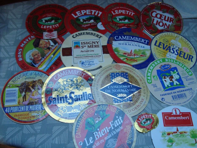 ETIQUETTE DE FROMAGE lot de 12 differentes PORT OFFERT EUR 8,50 ...