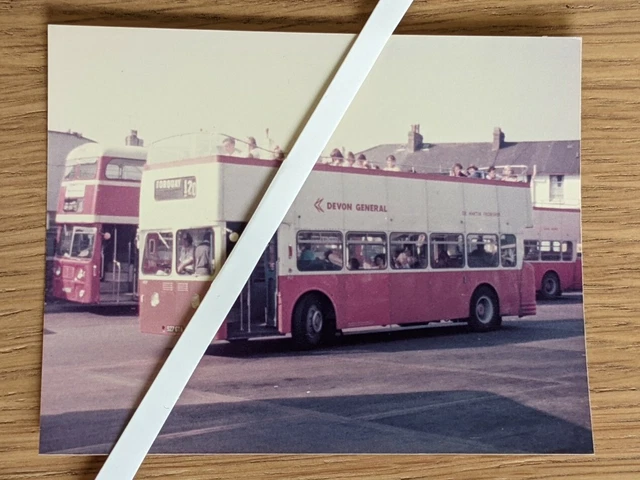 ORIGINAL BUS PHOTO: DEVON GENERAL Leyland Atlantean Sea Dog 927GTA ...