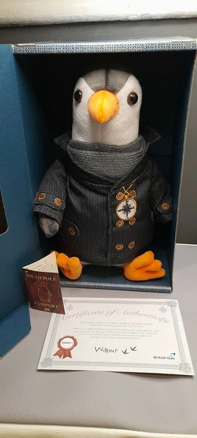 BRITISH GAS WILBUR Penguin Boxed with Certificate Rare Collectible £22. ...