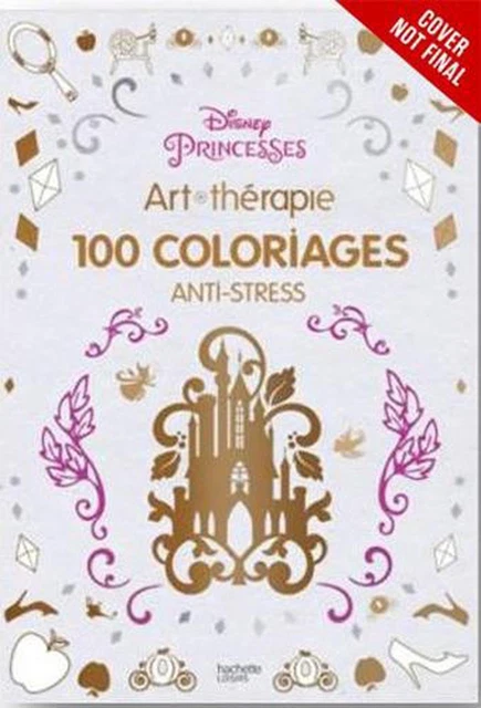 ART THERAPY: DISNEY Princess: 100 Images to Inspire Creativity and ...