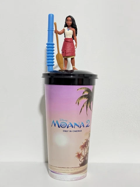 DISNEY MOANA 2 Cinema Drink Cup with Moana Figure Topper | NEW £14.99 ...