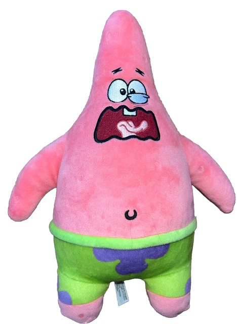 SPONGEBOB SQUAREPANTS TALKING PATRICK STAR Soft Plush Toy - Sound ...