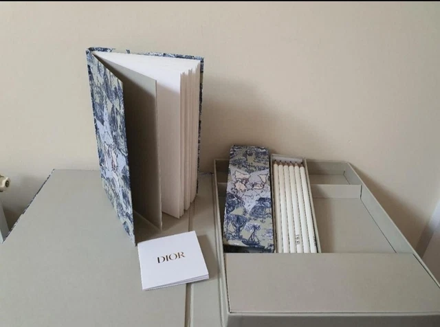 CHRISTMAS EXCLUSIVE DIOR notebook and pencil Gift set Collectible ...