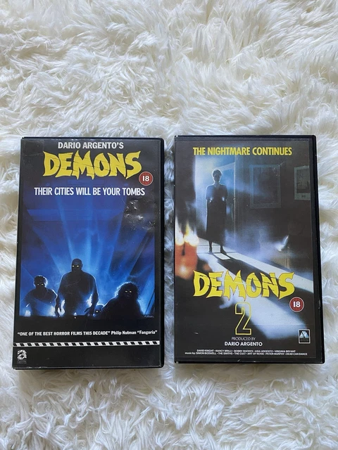 DEMONS 1 & 2 Ex Rental Big Box VHS . Dario Argento £48.00 - PicClick UK