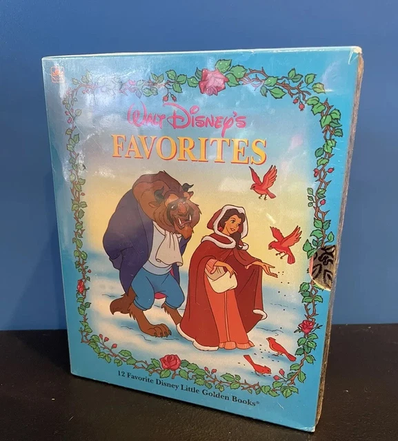 VINTAGE 1992 WALT Disney Favorites Boxed Set of 12 Little Golden Books ...