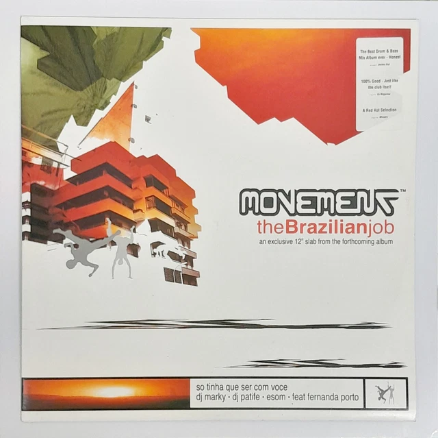 DRUM N BASS Vinyl Record DJ Marky & Patife - The Brazilian Job LP ...