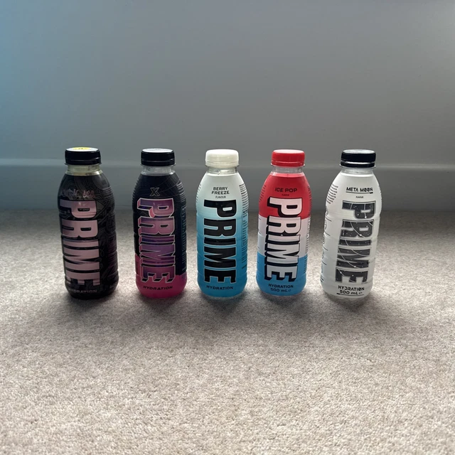 RARE PRIME UK Bottles Central Cee X Berry Breeze Ice Pop Meta Moon ...