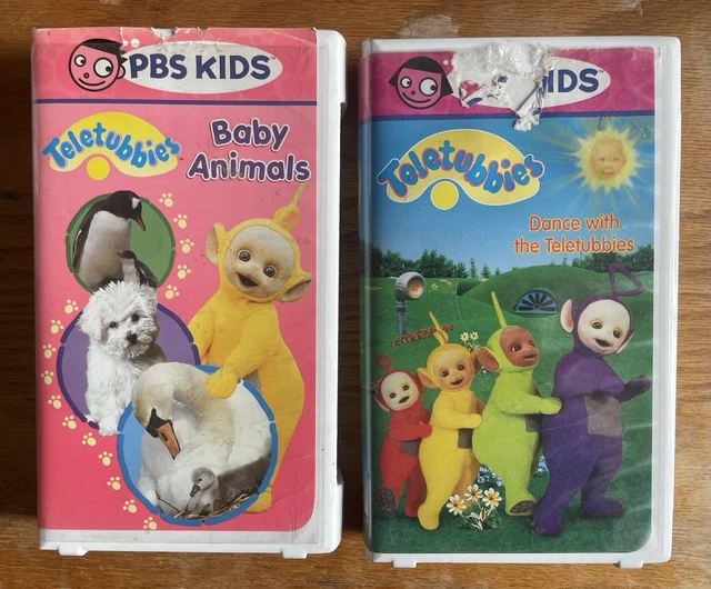 TELETUBBIES PBS KIDS VHS 2-tape Lot [Fully Tested, Mold Free, 2000/2001 ...