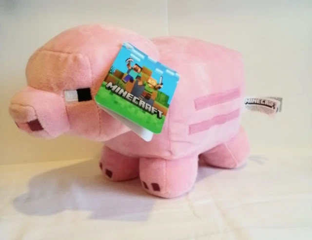 MOJANG OFFICIAL MINECRAFT Pig Cochon plush soft toy 20cm New with tags ...