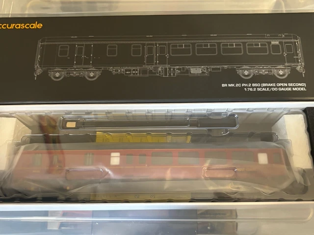 ACC2704 ACCURASCALE OO Gauge Mk2C Coach West Coast Railways livery BSO ...