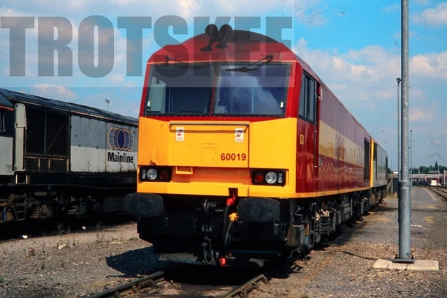 35MM SLIDE BR British Rail Diesel Loco Class 60 60019 1996 Original £4. ...