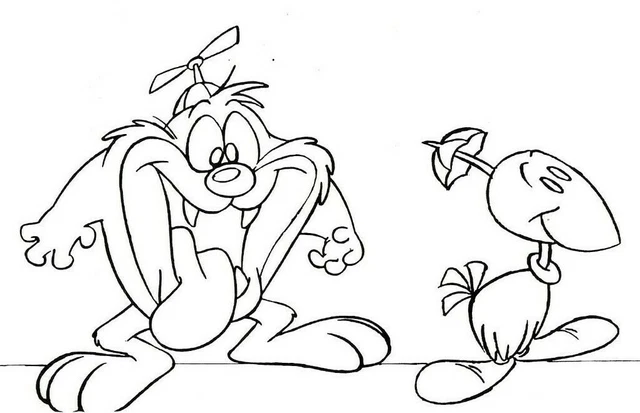 TINY TOON ADVENTURES Character SIZE COMPARISON Model Sheet Archival ...