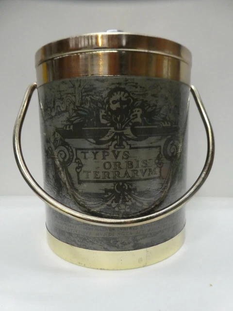 VINTAGE ICE BUCKET World Map Atlas Bar Made In Japan Typvs Orbi ...