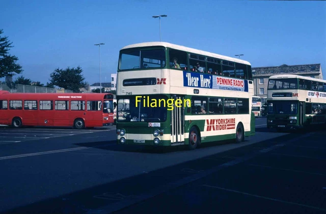 ORIGINAL BUS COLOUR SLIDE Yorkshire Rider Leyland Fleetline CWU145T £1. ...