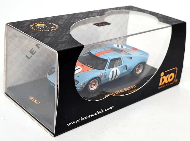 IXO 1/43 - Ford GT40 Gulf #11 Le Mans 1968 Oliver / Muir Diecast Model ...