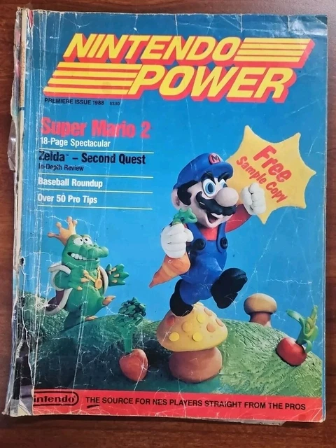 NINTENDO POWER MAGAZINE Issue #1 July/August 1988 NES Rough Shape See ...