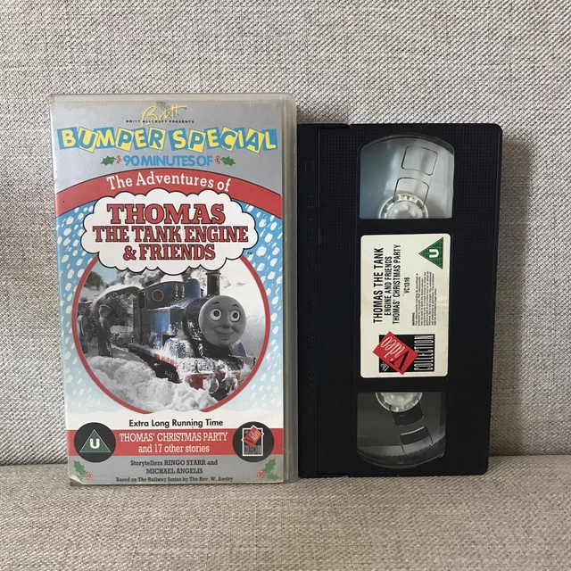THOMAS THE TANK Engine - Vhs Video - Thomas’ Christmas Party Bumper ...