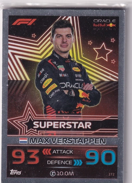 TOPPS F1 TURBO Attax 2023 Formel 1 Nr. 272 Max Verstappen Superstar EUR ...