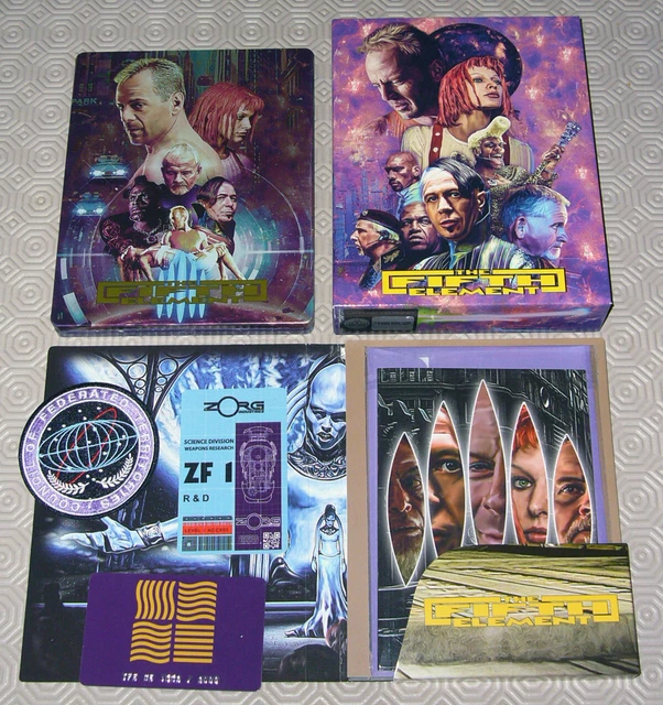 THE FIFTH ELEMENT Zavvi Exclusive Collectors Edition 4K UHD Steelbook ...
