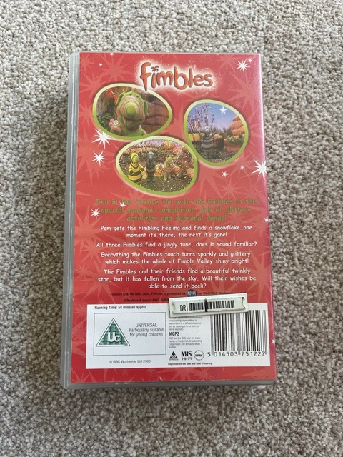VINTAGE VHS CBEEBIES Fimbles 2003 BBC £12.94 - PicClick UK