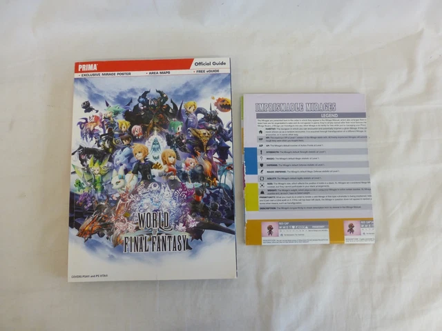 WORLD OF FINAL Fantasy Official Prima Strategy Game Guide softcover PS ...