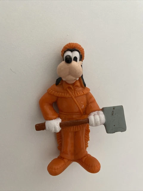 DISNEY GOOFY LUMBERJACK Woodman Trapper Mickey and Friends PVC Figure ...