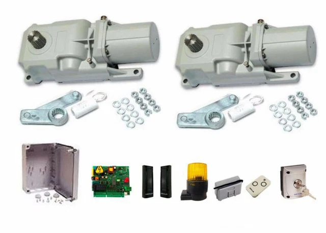 KIT AUTOMATION ROLLER 868 Gate Basement faac Genius 230V 500 KG X Panel ...