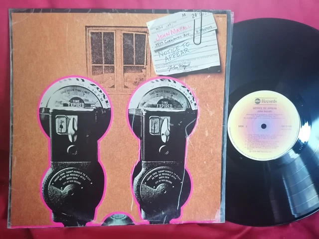 JOHN MAYALL NOTICE to appear LP 1975 AUSTRALIA MINT- First Pressing EUR ...