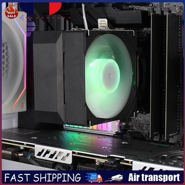 # 9CM ARGB PWM Chassis Fan 4Pin Silent CPU Cooling Fan for Computer ...