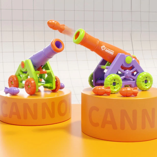 CATAPULT CANNON TOYS Best Gifts Mini Cannon Model Easy To Operate for ...