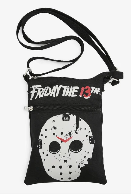 BIOWORLD FRIDAY THE 13th Jason Voorhees Mask Passport Crossbody Bag EUR ...