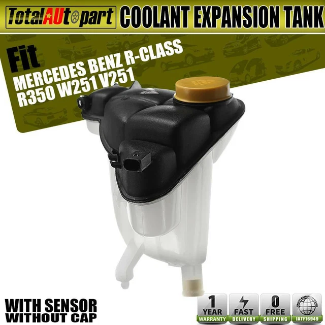 COOLANT EXPANSION TANK w/ Sensor for Mercedes-Benz W251 R320 R350 R500 ...