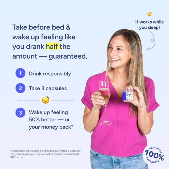 3X CHEERS RESTORE | Supplement with DHM + L-Cysteine | Feel Better ...