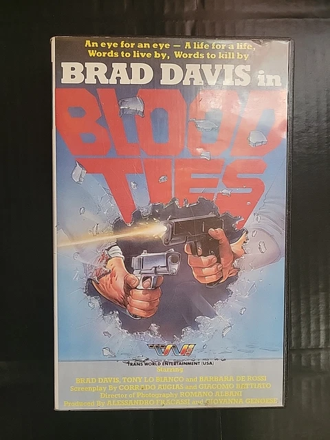 BLOOD TIES VHS Trans World Entertainment Tape With Matching Clamshell ...