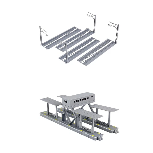TRAIN TRACK RAIL Models Station Platform for HO Scale Sand Table ...