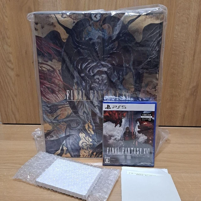 PS5 FINAL FANTASY XVI Collector's Edition Game Artbook Figurine ...
