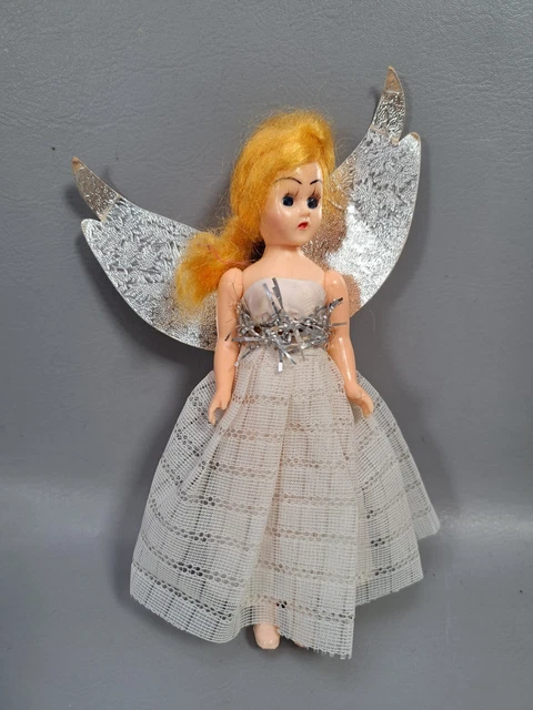 VINTAGE 50S WHITE dibro airfix Christmas tree fairy angel unusual retro ...